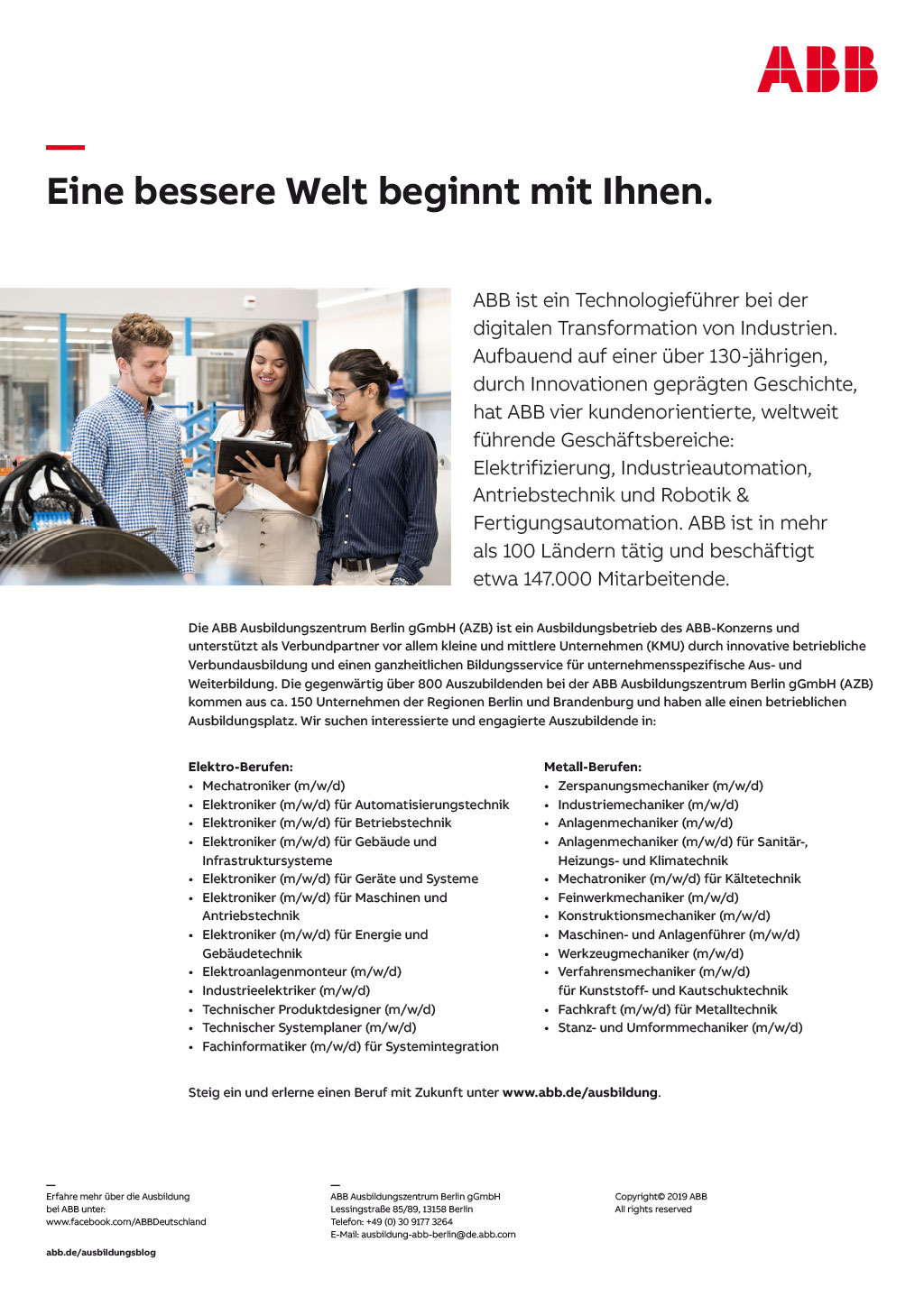 ABB Ausbildungszentrum Berlin gGmbh in Berlin Neukölln